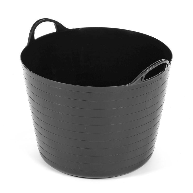 Plastic Bucket 40 Litres - Black Flexi Tub by Strata – Croft Home & Garden