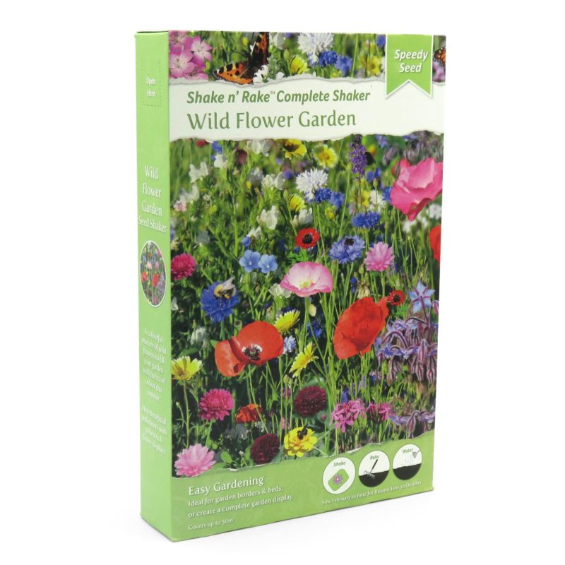 Shake N Rake Wild Flower Garden Growing Seed Mix – Croft Home & Garden
