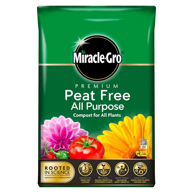 Miracle-Gro Premium Peat Free All-Purpose Compost 40 Litre – Croft Home ...