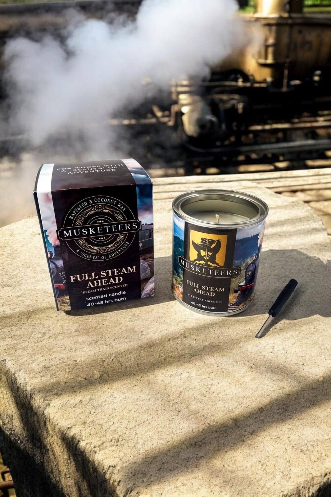 Full Steam Ahead - Steam Train Scented Candle (Wholesale) – Croft Home ...