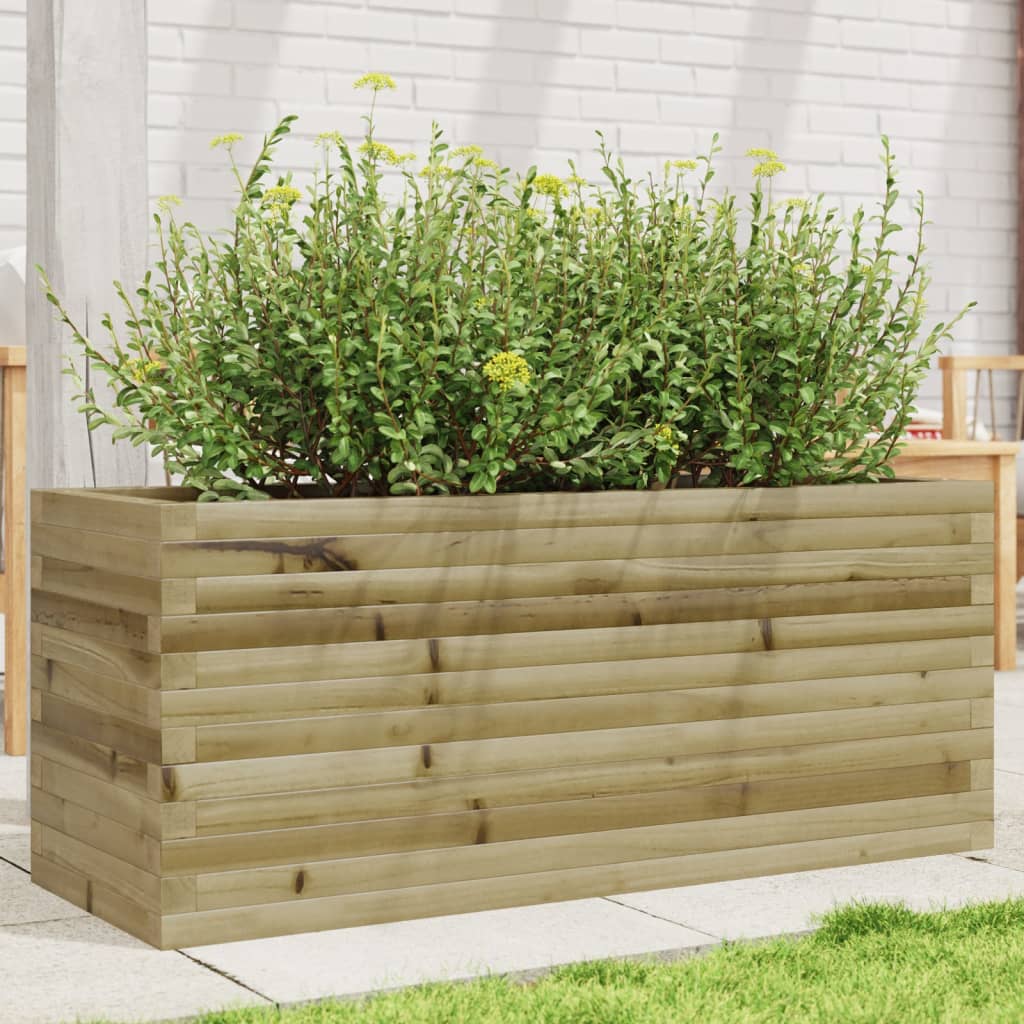 Garden Planter 110x40x45.5 cm Impregnated Wood Pine – Croft Home & Garden