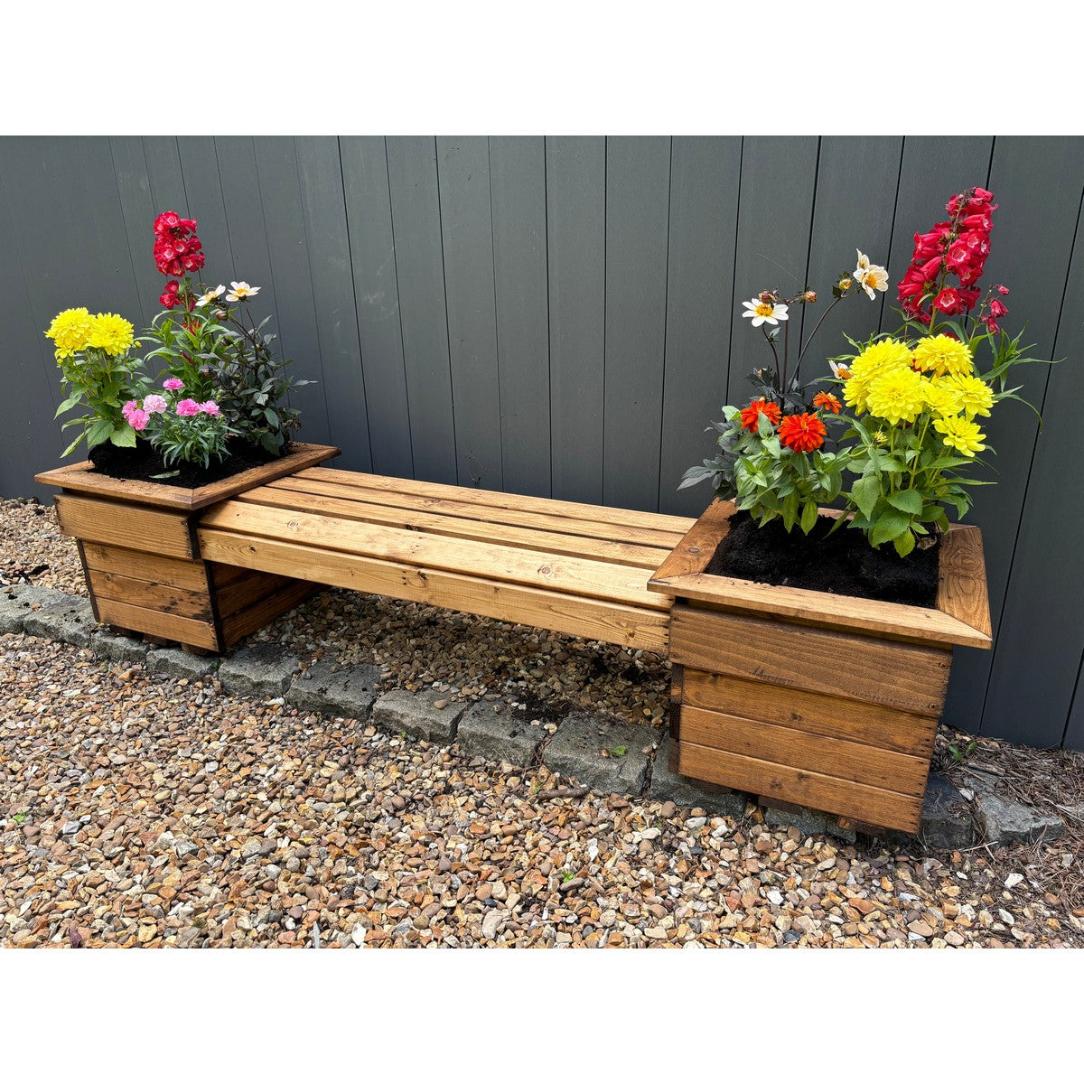 Knights Garden Planter Bench by Charles Taylor - 2 Seats – Croft Home ...