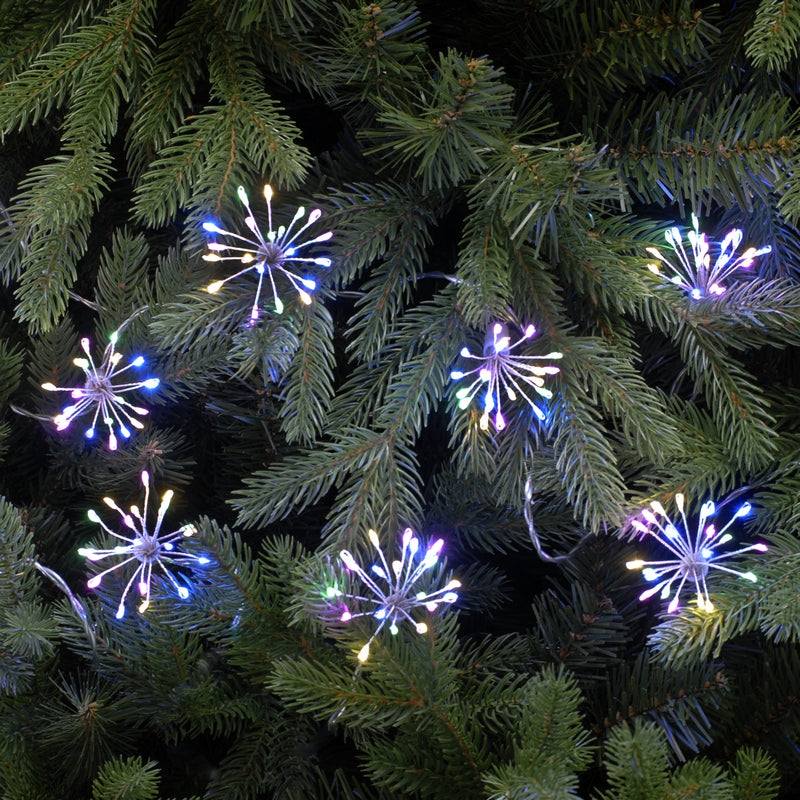 200 LED Pastel Multicolour Starburst Lights – Croft Home & Garden