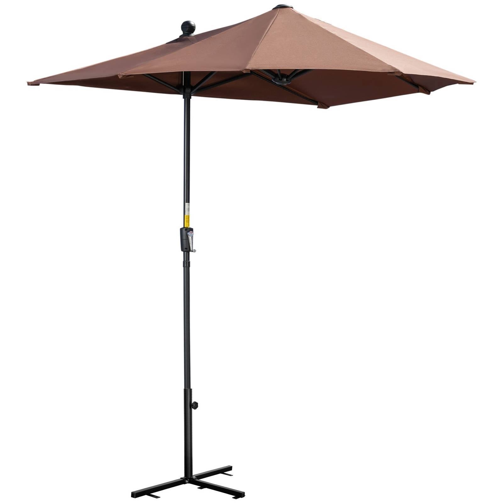 2m Half-Cut Garden Parasol – Croft Home & Garden