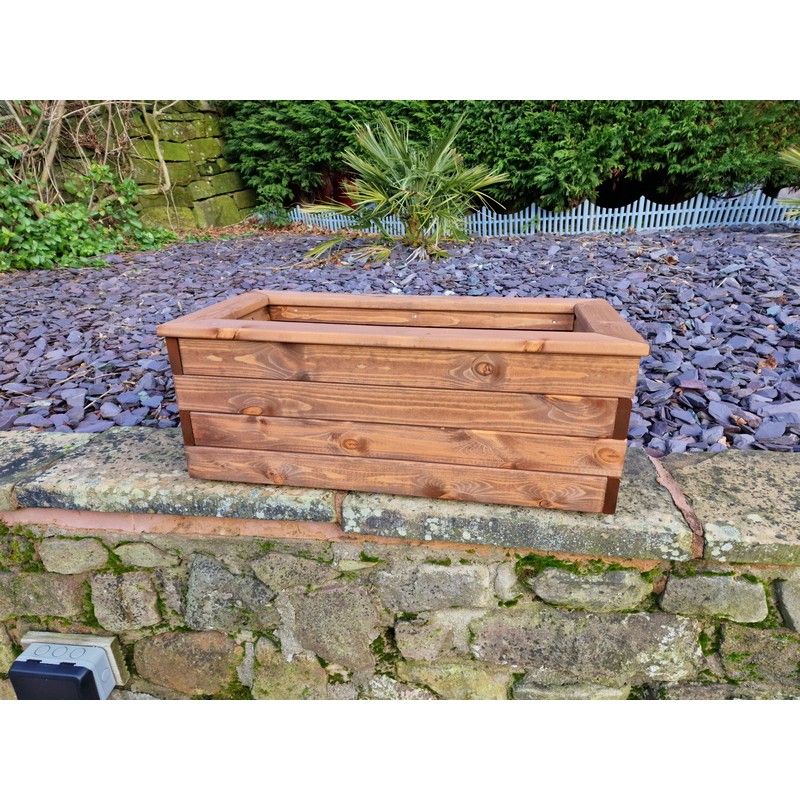 Swedish Redwood Garden Trough Planter by Croft – Croft Home & Garden