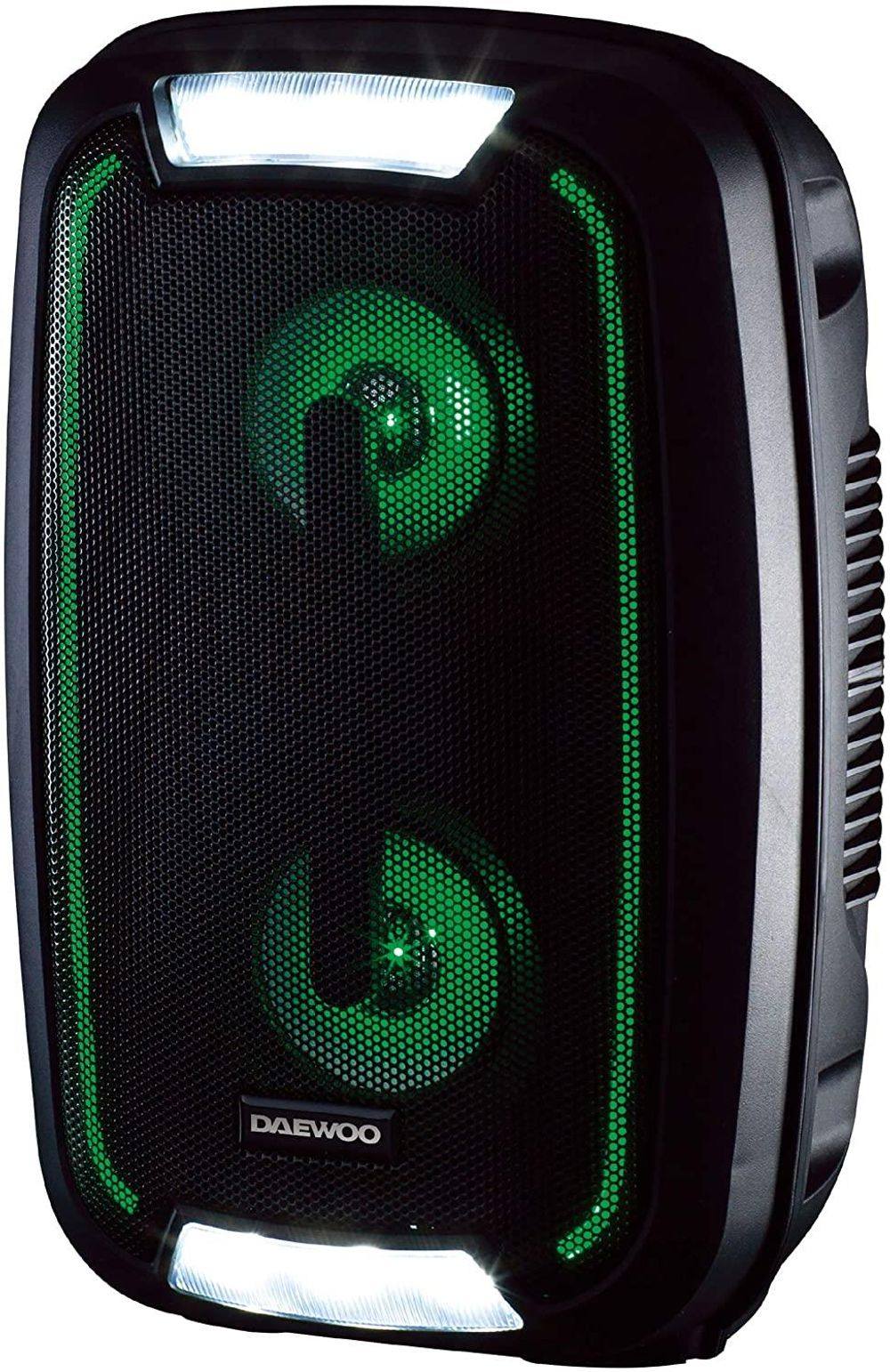 Daewoo LED Bluetooth Party Speaker 20W LED Changing Lights Sound ...