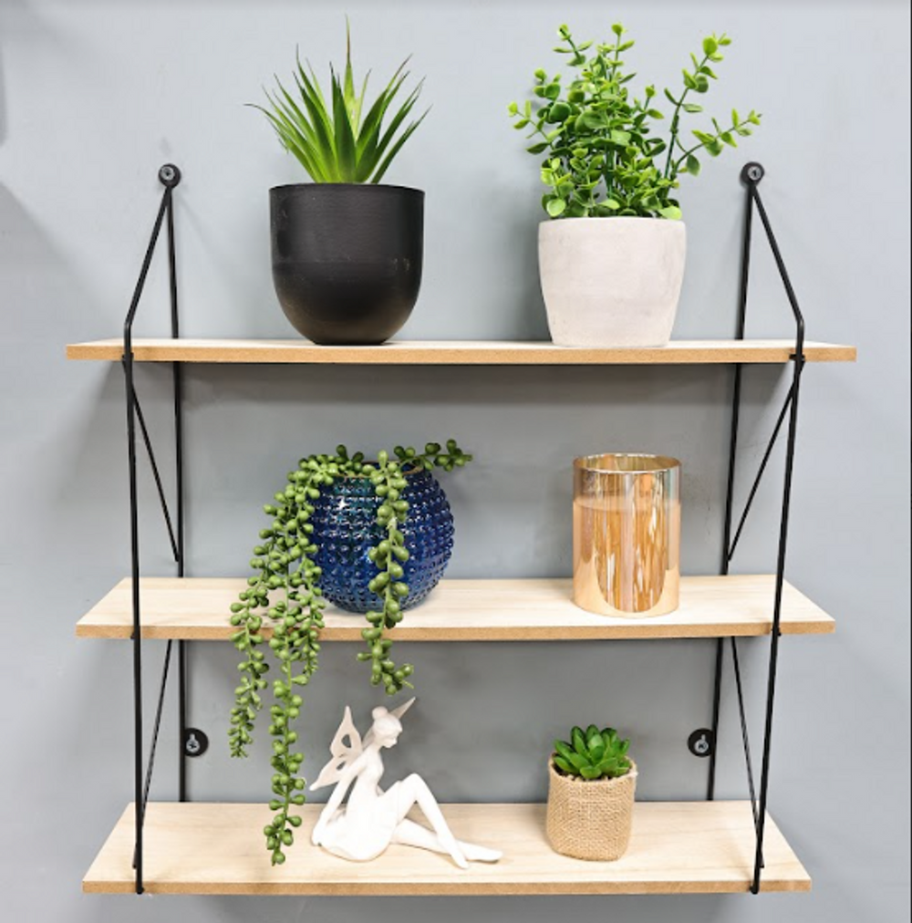 3 Tier Wall Shelf - CHELF – Croft Home & Garden